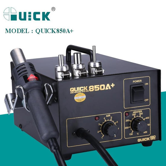 QUICK 850A+ 110V/220V 320W Desoldering Station Air Pump Hot Air Gun ...