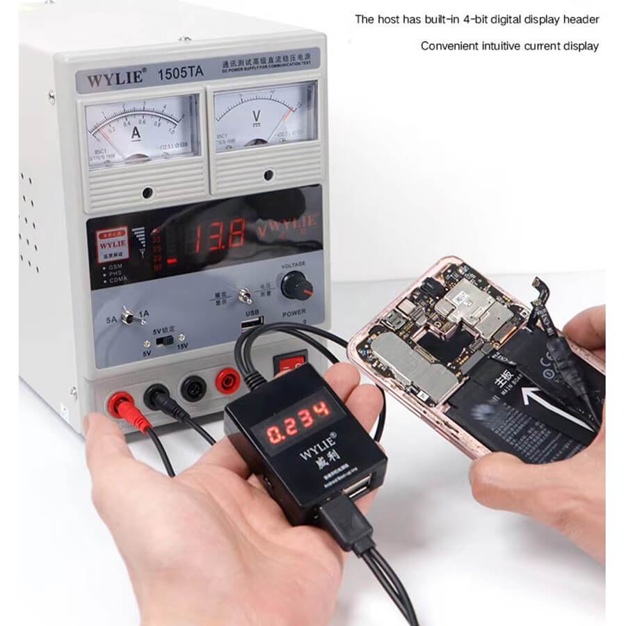 WYLIE DC Power Supply Cable Mobile Phone Repair Line | Oriwhiz.com ...